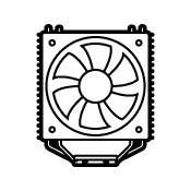 Supermicro Passive 1U CPU Cooler - Workstation Specialists Ltd