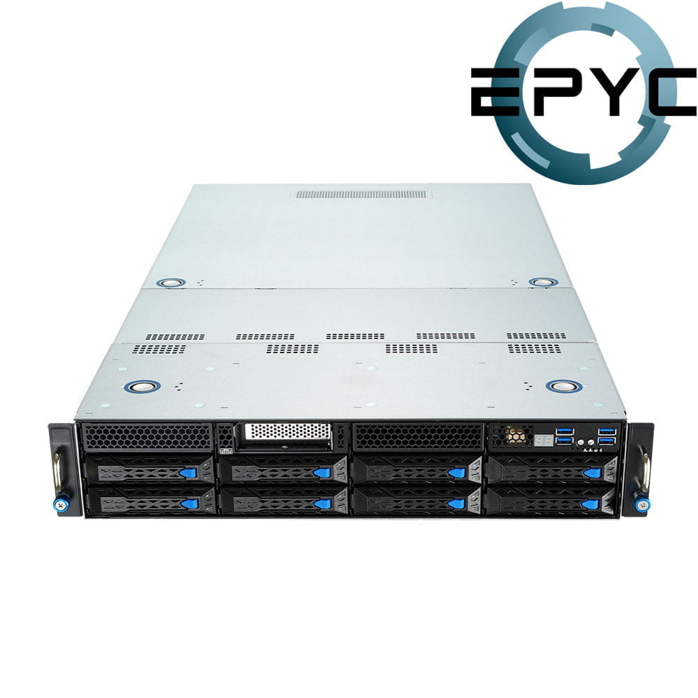 RS AE-SOC0 A-U2N1-P1G4-E8I0 2U Rackmount Dual AMD EPYC™ 7003 Multi-GPU Server - Workstation ...