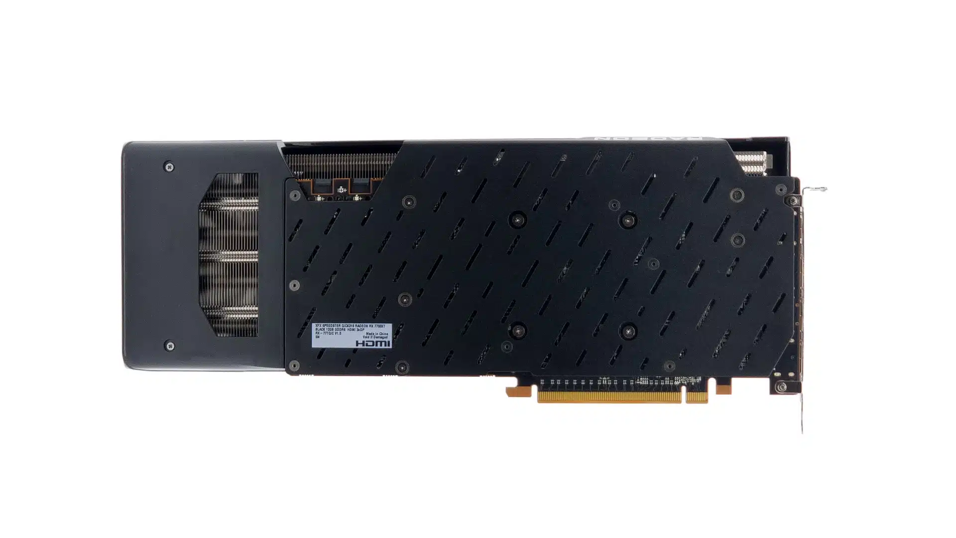 XFX AMD RX7700 XT Speedster QICK319 Black - Workstation Specialists Ltd