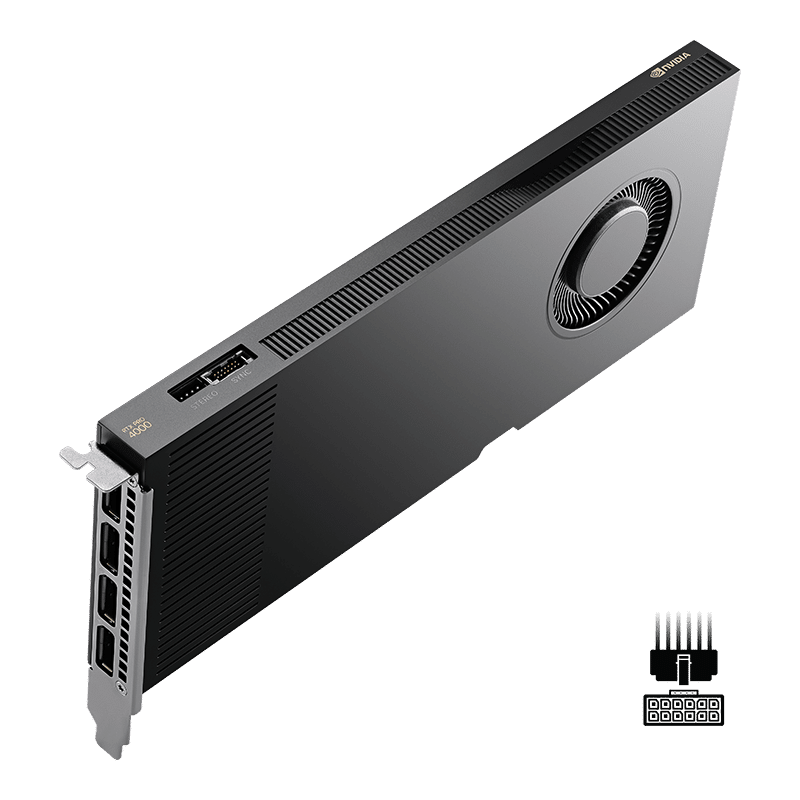 PNY NVIDIA RTX PRO 4000 Blackwell - OEM Small box - Workstation ...